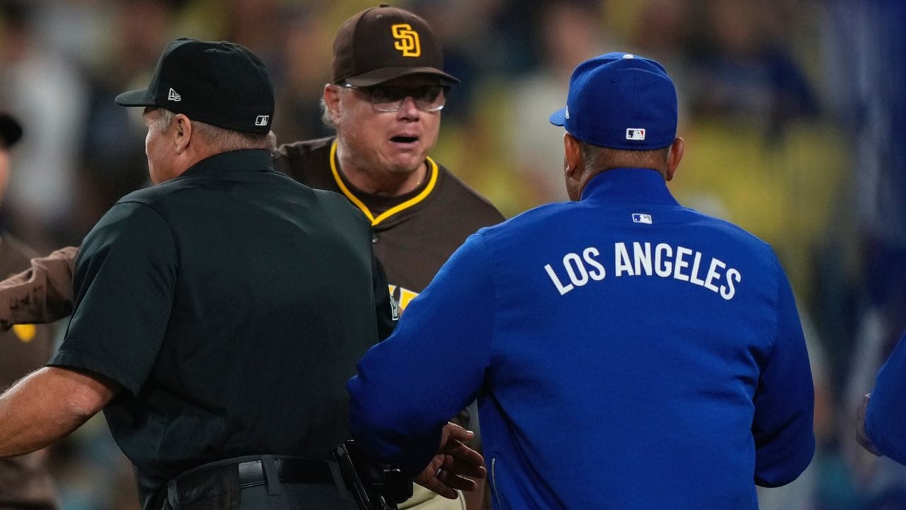 Front Row Seat: Tempers flare in Padres-Dodgers series finale